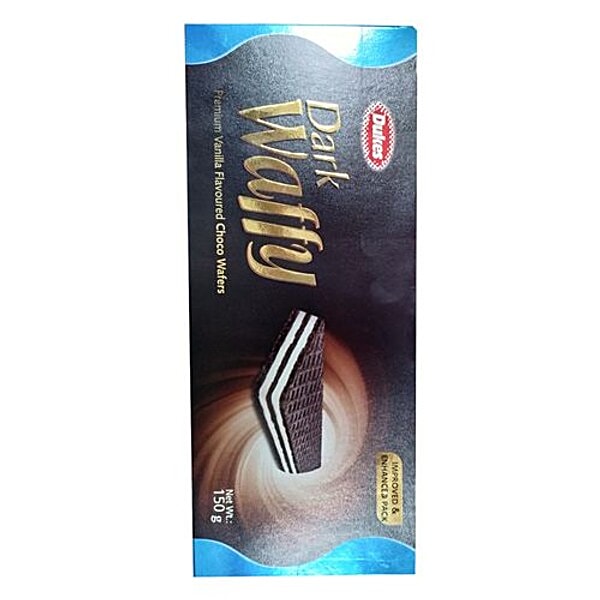 Buy Dukes Dark Waffy Premium Choco Wafers - Vanilla Online at Best ...