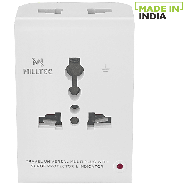 Buy Milltec Evo - 3 Pin Universal Multi-travel Plug, 1071 Online at Best Price of Rs 208 - bigbasket