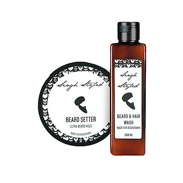 Buy Singh Styled Beard Setter & Beard Wash Combo Online at Best Price ...