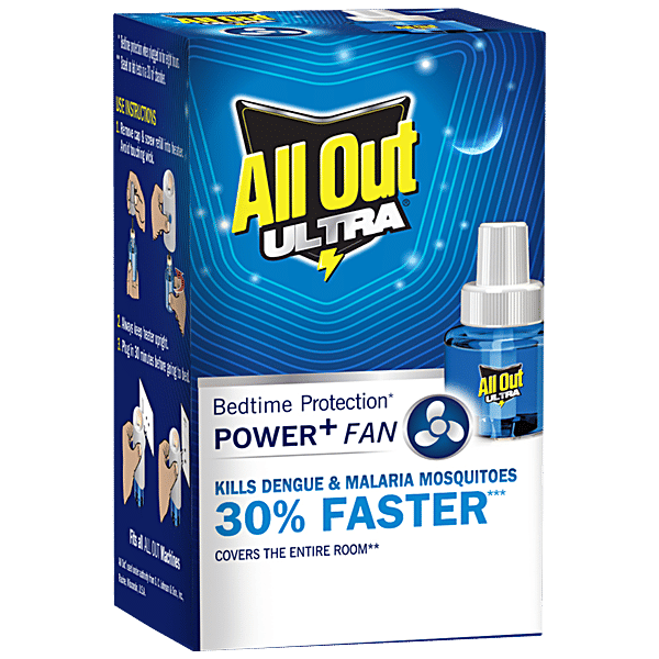 Buy All Out Ultra Liquid Vaporizer/Mosquito Repellent Refill - Kills ...