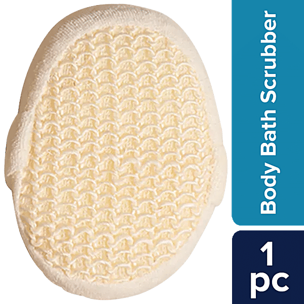 Buy bb home Body Bath Sponge Scrubber With Hand Band, Cream Online at ...