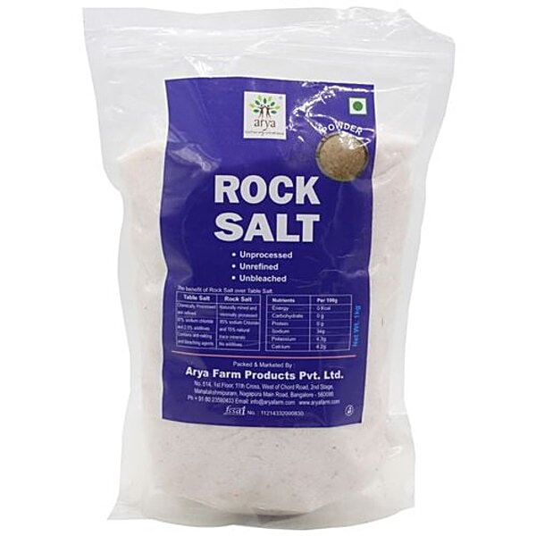 Buy Arya Organic Rock Salt Powder Online at Best Price of Rs 149 ...