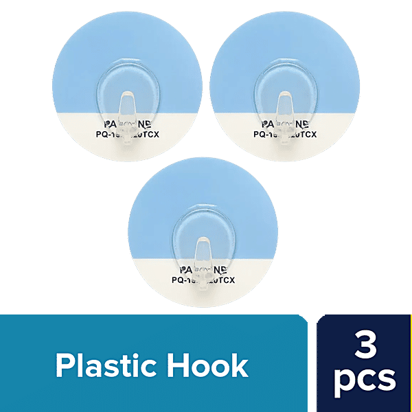 Buy BB Home Plastic Hook - Self Adhesive/Stickable, Round Shape Online ...
