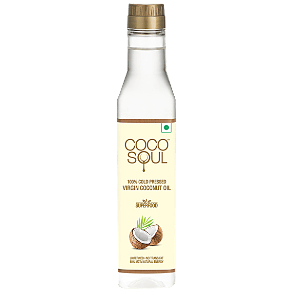 Buy Coco Soul Virgin Coconut Oil - Cold Pressed, Natural Online at Best ...