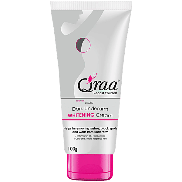 Buy Qraa Advanced Lacto Dark Underarm Whitening Cream, Helps in ...