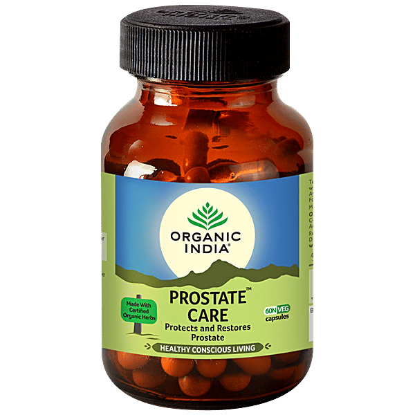 Buy Organic India Prostate Care Capsules Online at Best Price of Rs 225 ...