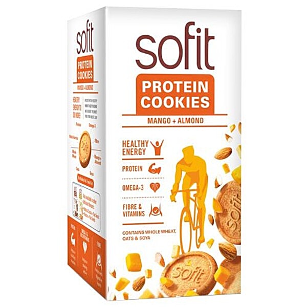 Buy Sofit Protein Cookies - Mango & Almond Online at Best Price of Rs ...