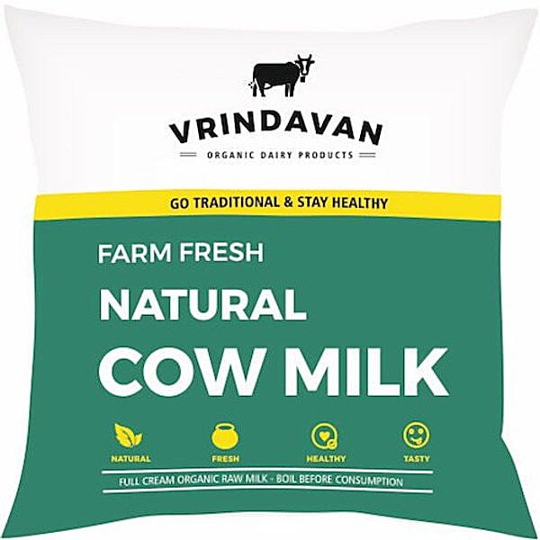 Buy Vrindavan Natural Cow Milk Online at Best Price of Rs null - bigbasket