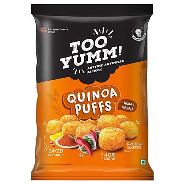 Buy Too Yumm! Quinoa Puffs - Tikka Masala Online at Best Price of Rs ...