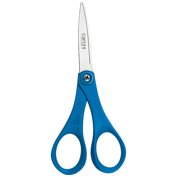 Buy Cartini by Godrej Stainless Steel Comfort Scissors With Blue Handle ...