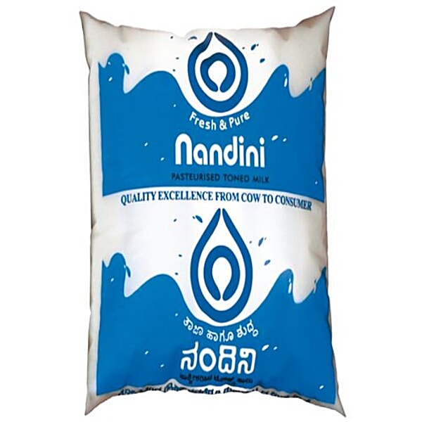 Buy Nandini Pasteurised Toned Milk Online at Best Price of Rs 44 ...