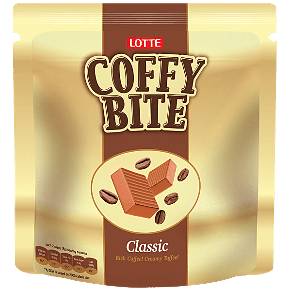 Buy Lotte Toffee - Coffy Bite, Classic Online at Best Price of Rs 40 ...