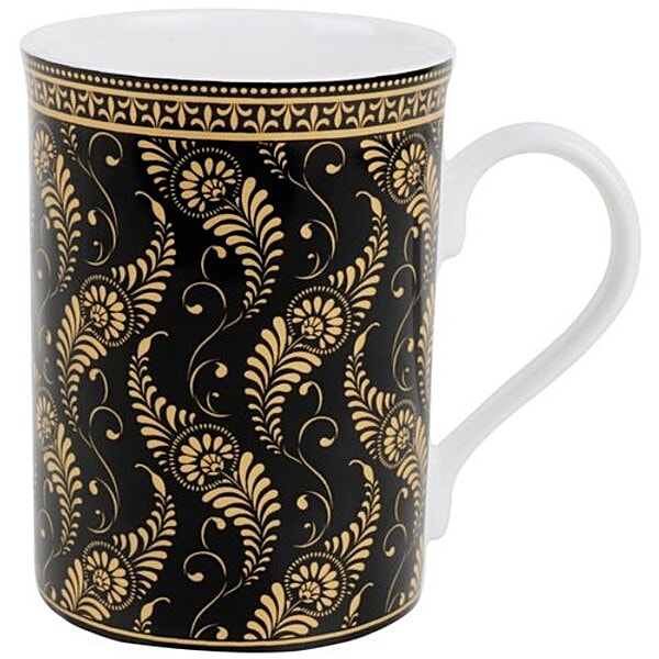 Buy BP Bharat Chai/Milk/Coffee Bonechina Black & Golden Mug Online at ...