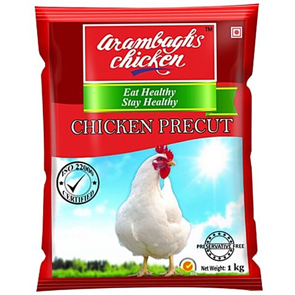 Buy Arambagh Chicken Pre Cut Without Skin Online at Best Price of Rs ...
