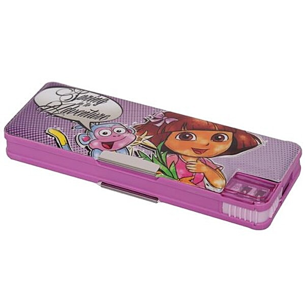 Buy Hm International Dora Kids Pencil Box With Sharpener Online at Best ...
