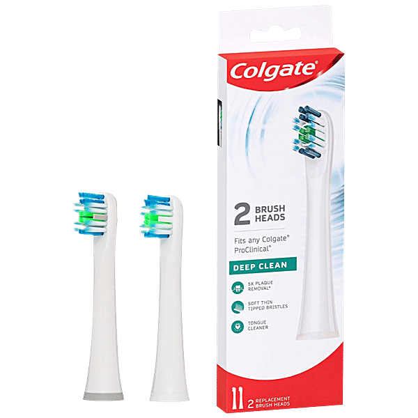 Buy Colgate Toothbrush Replacement Brush Heads - 360 Deep Clean ...