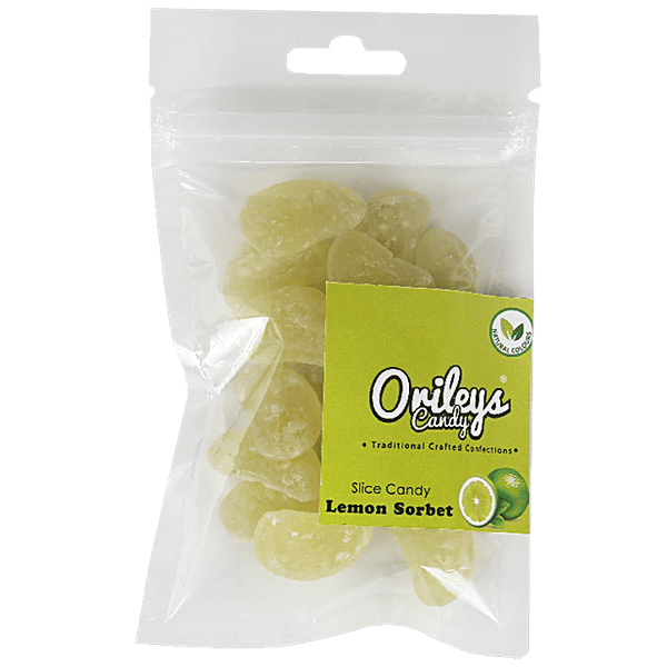 Buy Orileys Candy Slice - Lemon Sorbet Flavour, Natural Colours Online ...