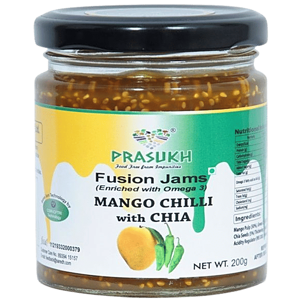 Buy Prasukh Chia Mango Chilli Jam Online at Best Price of Rs 99 - bigbasket