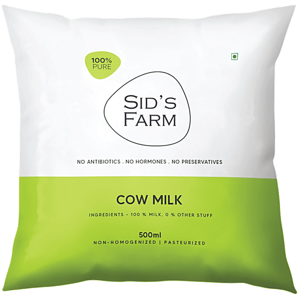 Buy Sids Farm Natural Cow Milk Online at Best Price of Rs null - bigbasket