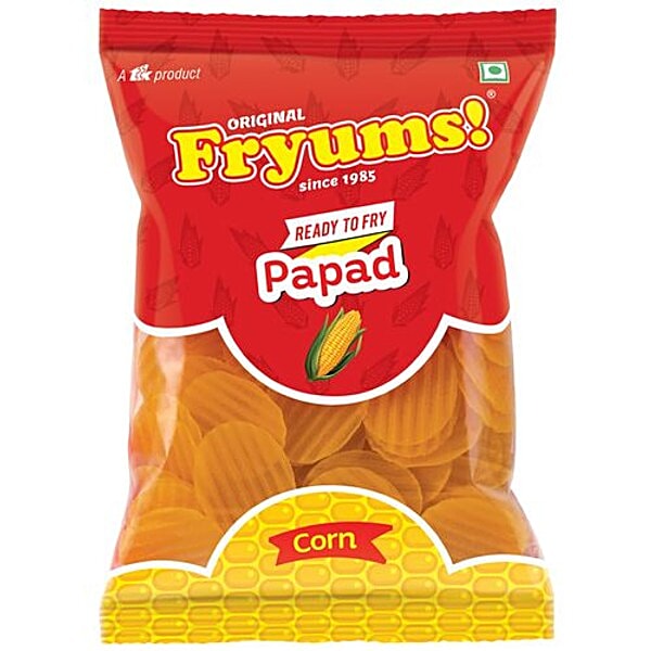 Buy Fryums Original Ready To Fry Corn Papad Online at Best Price of Rs 40 - bigbasket