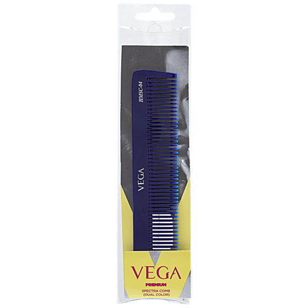 Buy Vega HMSC-04D Spectra Dual Colour Graduated Dressing Comb - Pink ...