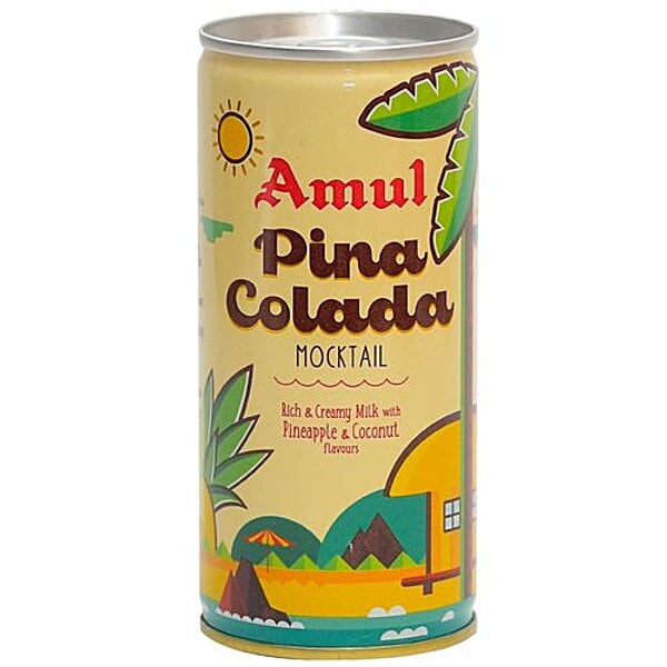 Buy Amul Pina Colada Mocktail - Pineapple & Coconut Flavours Online at ...