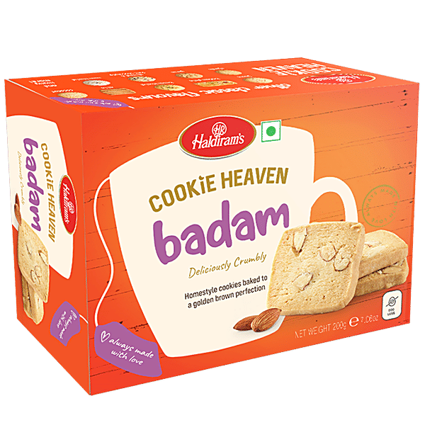 Buy Haldiram's Cookie Heaven Badam Cookies Online at Best Price of Rs ...