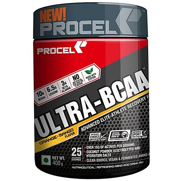 Buy Procel Ultra-BCAA Powder Amino Acid Supplement With 2x Leucine ...