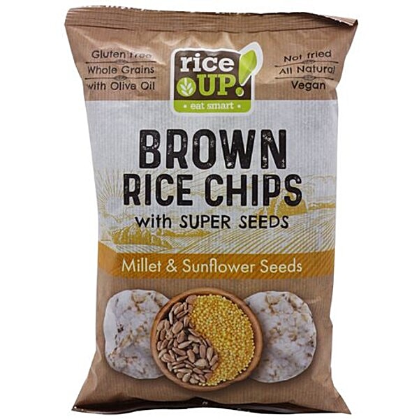 Buy Riceup Brown Rice Chips - Super Seed Millet & Sunflower Seeds ...
