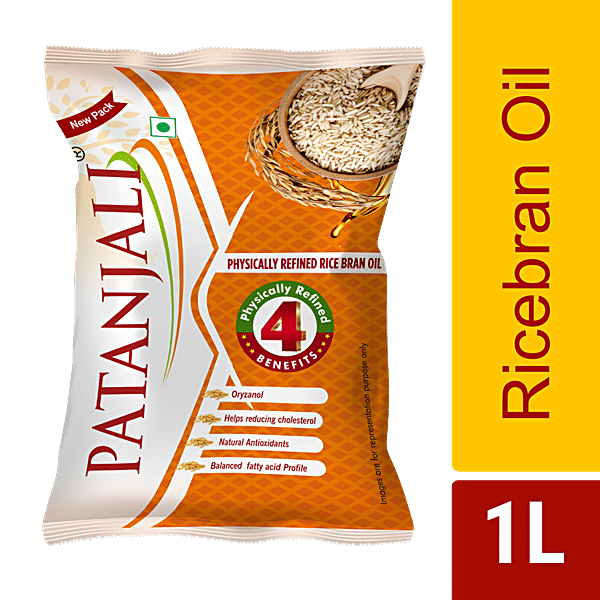 Buy Patanjali Rice Bran Oil Online at Best Price of Rs 125 - bigbasket