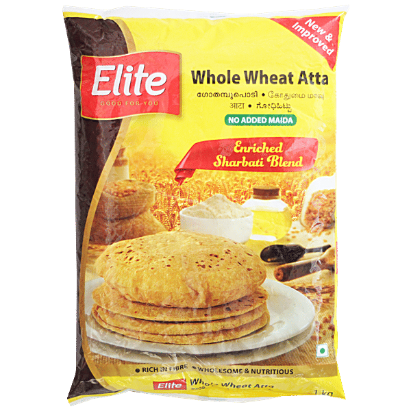 Buy Elite Whole Wheat Atta Online at Best Price of Rs 55 - bigbasket