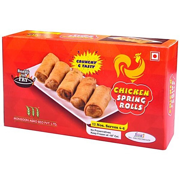 Buy Corn Club Frozen Chicken Spring Roll Online at Best Price of Rs 150 ...