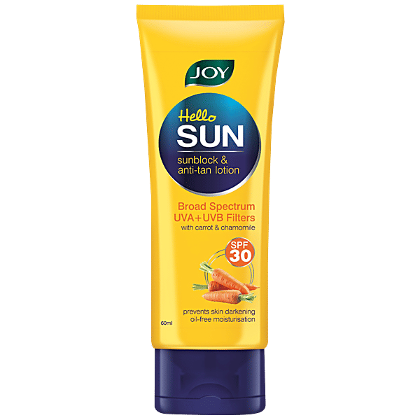 Buy Joy Hello Sun Sunblock & Anti-tTan Lotion - SPF30 Online at Best ...