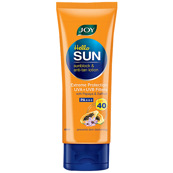Buy Joy Hello Sun SunBlock & Anti-Tan Lotion SPF40 Online at Best Price ...