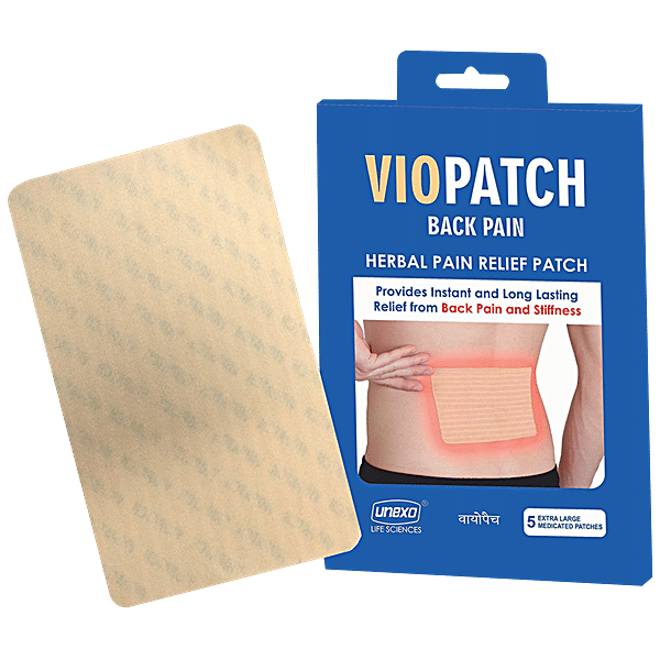 Buy VioPatch Back Pain - Herbal Back Pain Relief Patch, XL Online at ...