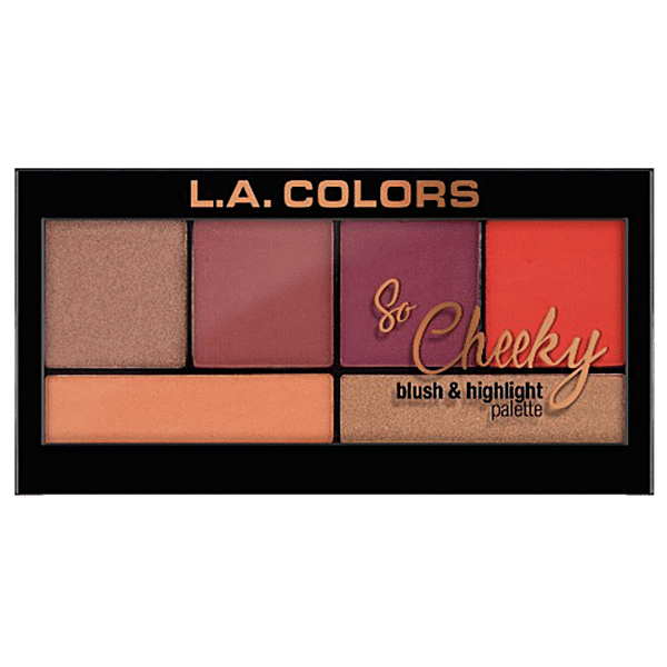 Buy L.A. Colors So Cheeky Blush & Highlight Palette Online at Best ...