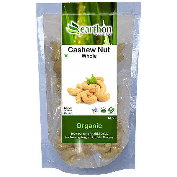 Buy Earthon Organic Cashew Nut-Whole Online at Best Price of Rs 418 ...