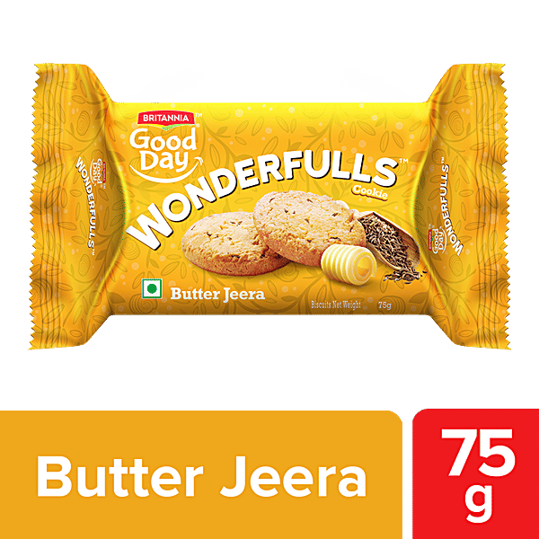 Buy Britannia Good Day Wonderfulls Cookie - Butter Jeera Online at Best ...