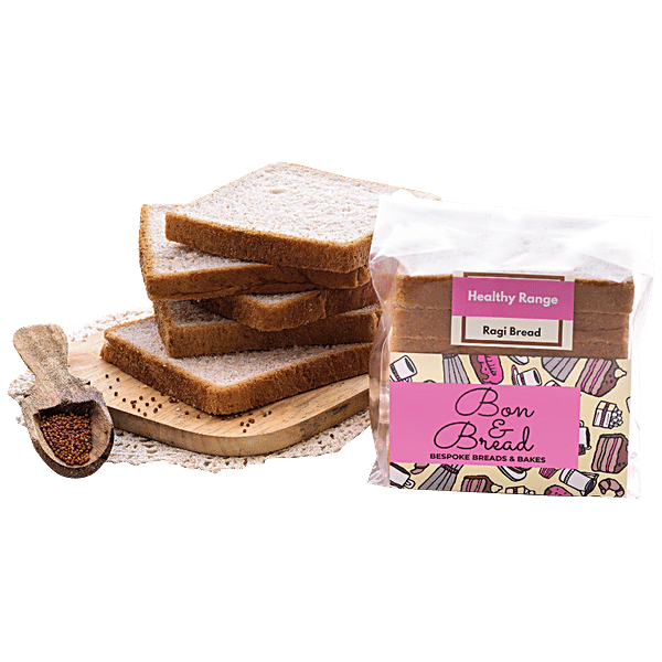 Buy Bon & Bread Ragi Sliced Bread Online at Best Price of Rs 50 - bigbasket