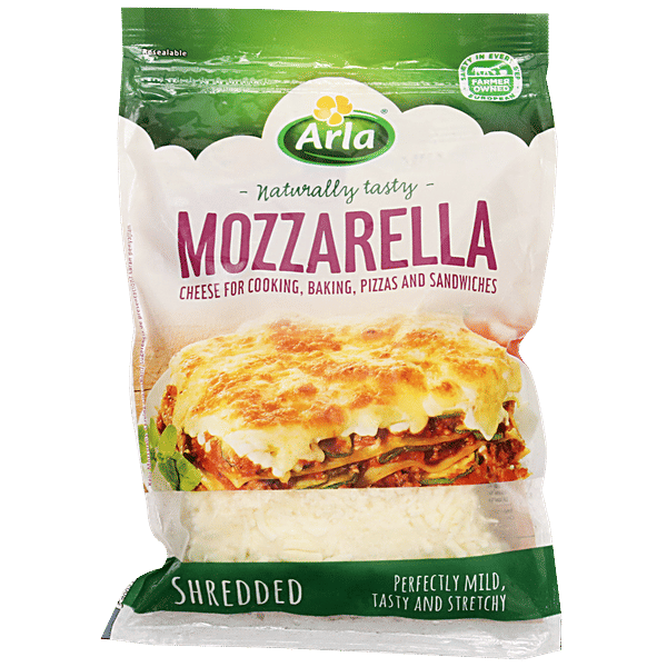 Buy Arla Mozzarella Cheese - Shredded Online at Best Price of Rs 650 ...