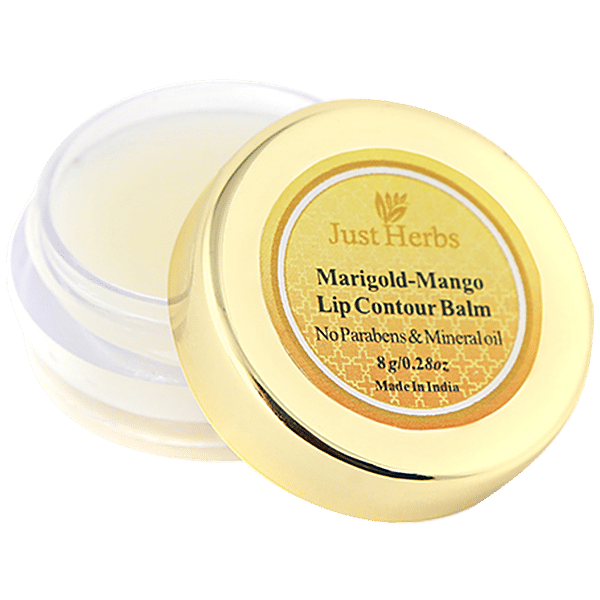 Buy Just Herbs Marigold & Mango Lip Contour Balm Online at Best Price ...
