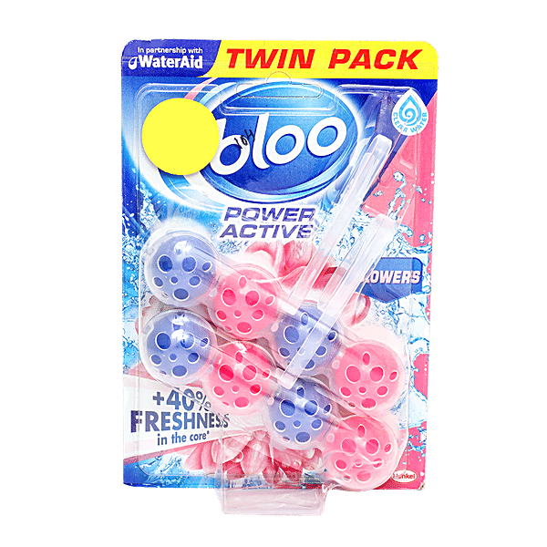 Buy Bloo Solid Rim Power Active - Flowers, Twin Pack Online at Best ...