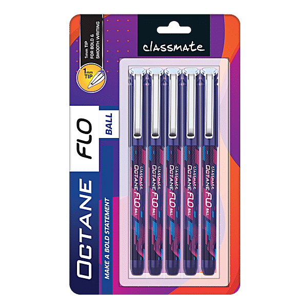 Buy Classmate Octane FLO Blue Ball Pen Online at Best Price of Rs 50 ...