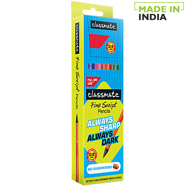 Buy Classmate Finescript Pencil - 0.9 MM Online at Best Price of Rs 50 ...