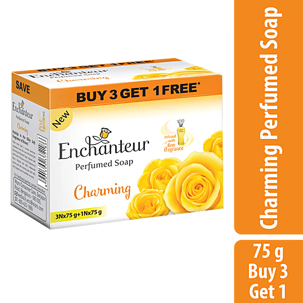 Buy Enchanteur Charming Perfumed Bar Soap for Women Online at Best ...