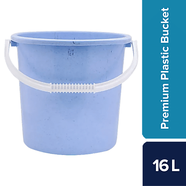 Buy BB Home Premium Plastic Bucket - Sturdy & Durable, Stone Grey ...