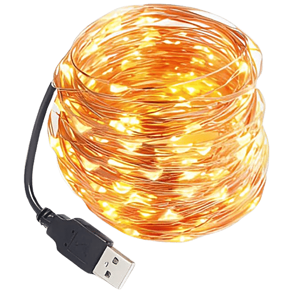 Buy Lexton Copper String LED Light With Adapter For Home Décor - Warm ...