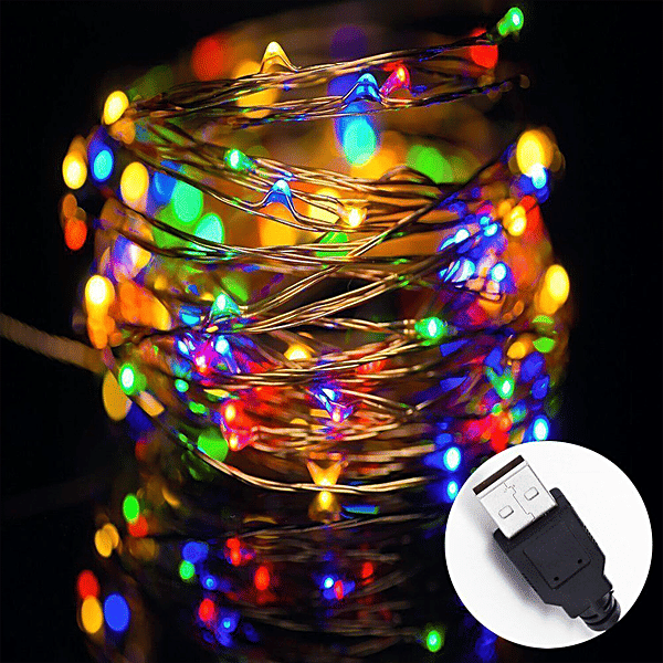 Buy Lexton LED Decoration Light With Adapter For Home Decor ...