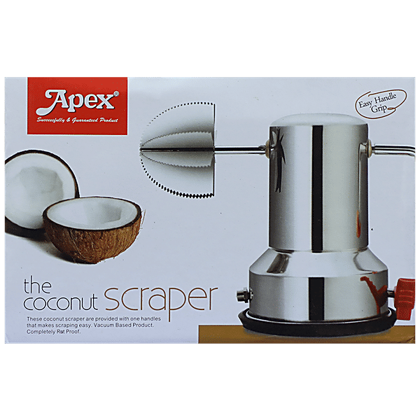 Buy Apex Coconut Scraper Stainless Steel - Easy Handle Grip Online at ...