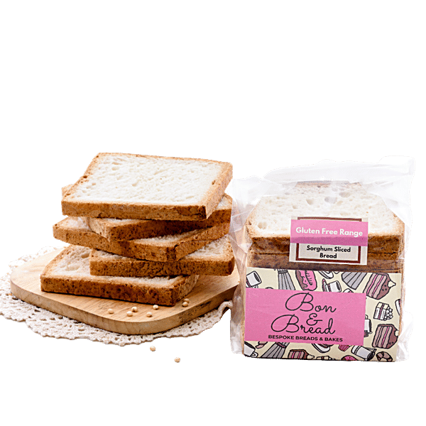 Buy Bon & Bread Gluten-free Sorghum Sliced Bread Online at Best Price ...